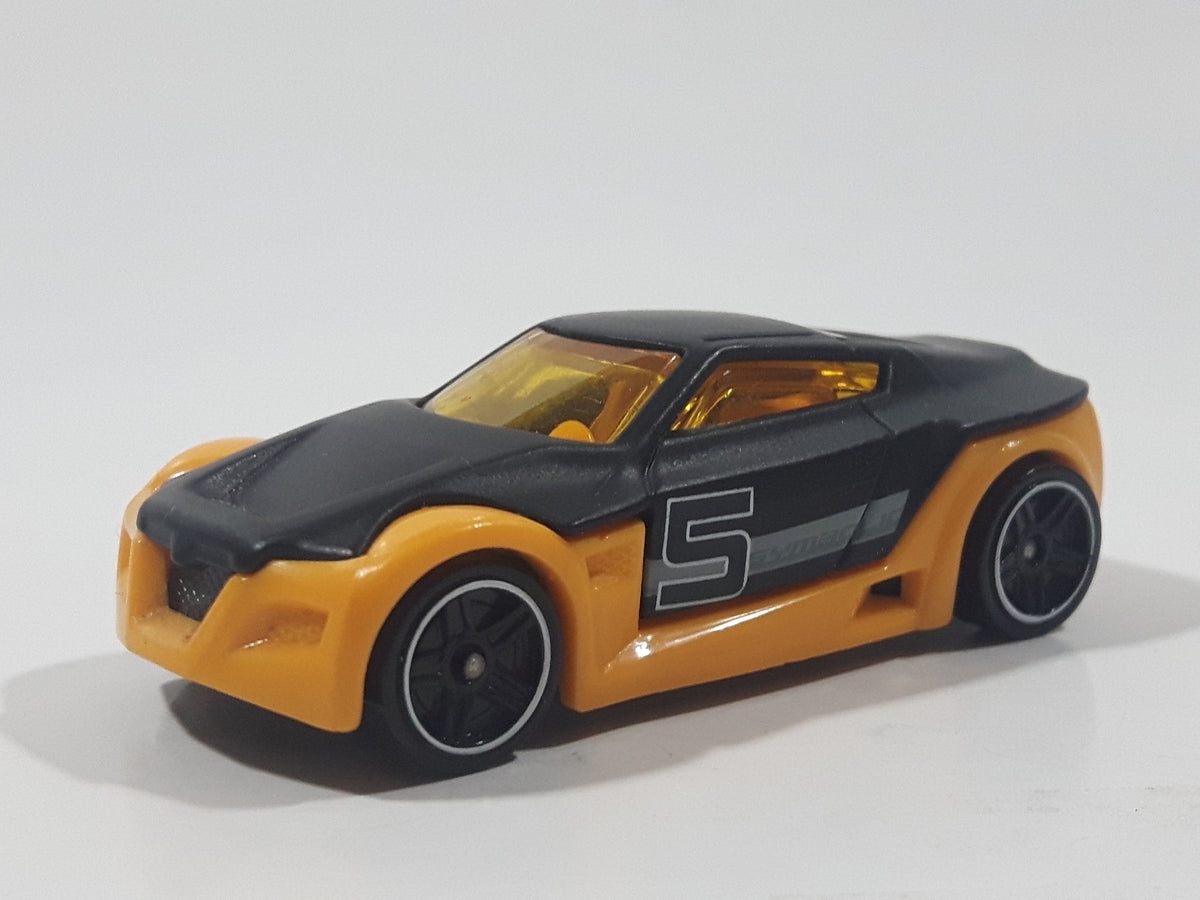 2014 Hot Wheels Ultimate Racing Symbolic Black and Orange #5 Die Cast ...