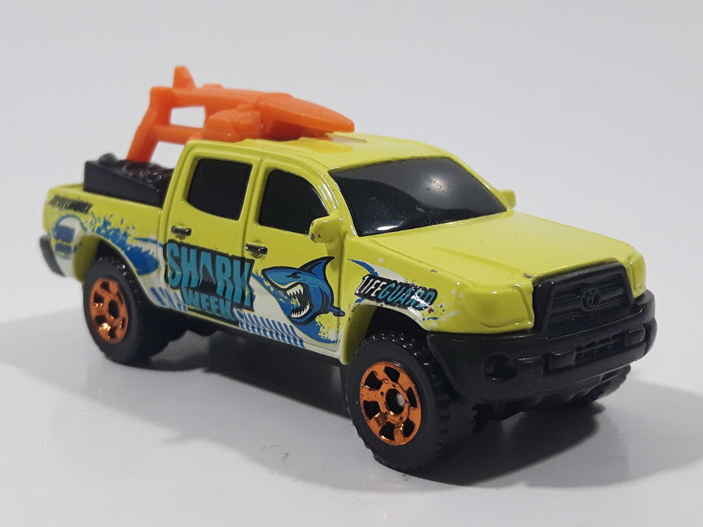 2016 Matchbox Shark Week Series Toyota Tacoma Lifeguard Yellow Die Cas ...