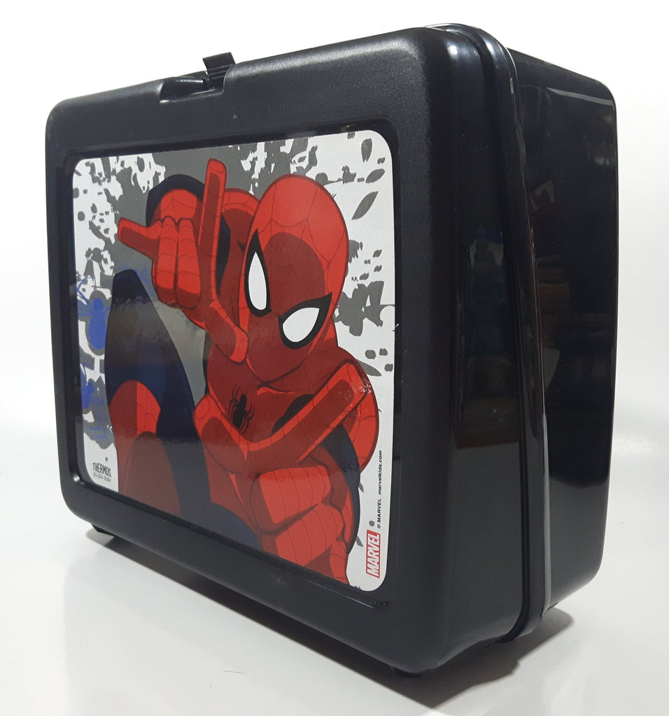 Thermos Marvel Spider-Man Black Plastic Lunch Box Container – Treasure ...