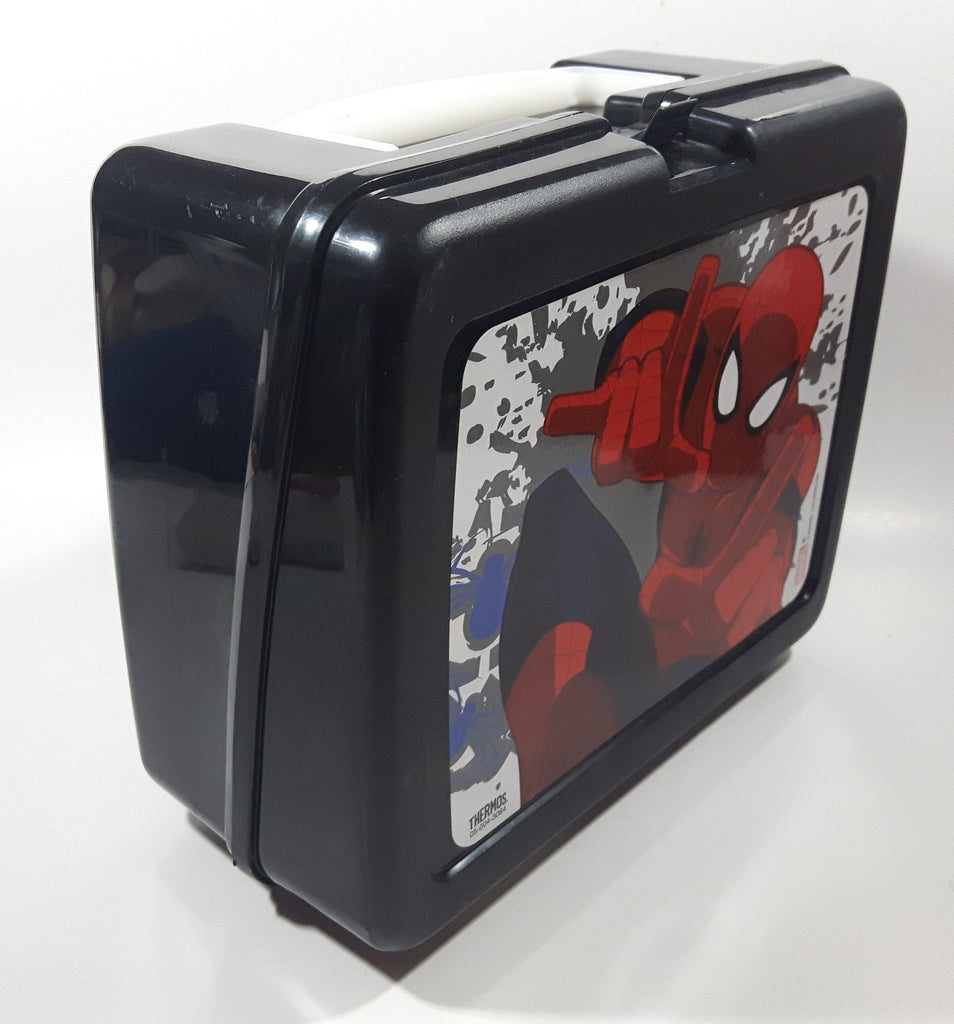 Thermos Marvel Spider-Man Black Plastic Lunch Box Container – Treasure ...