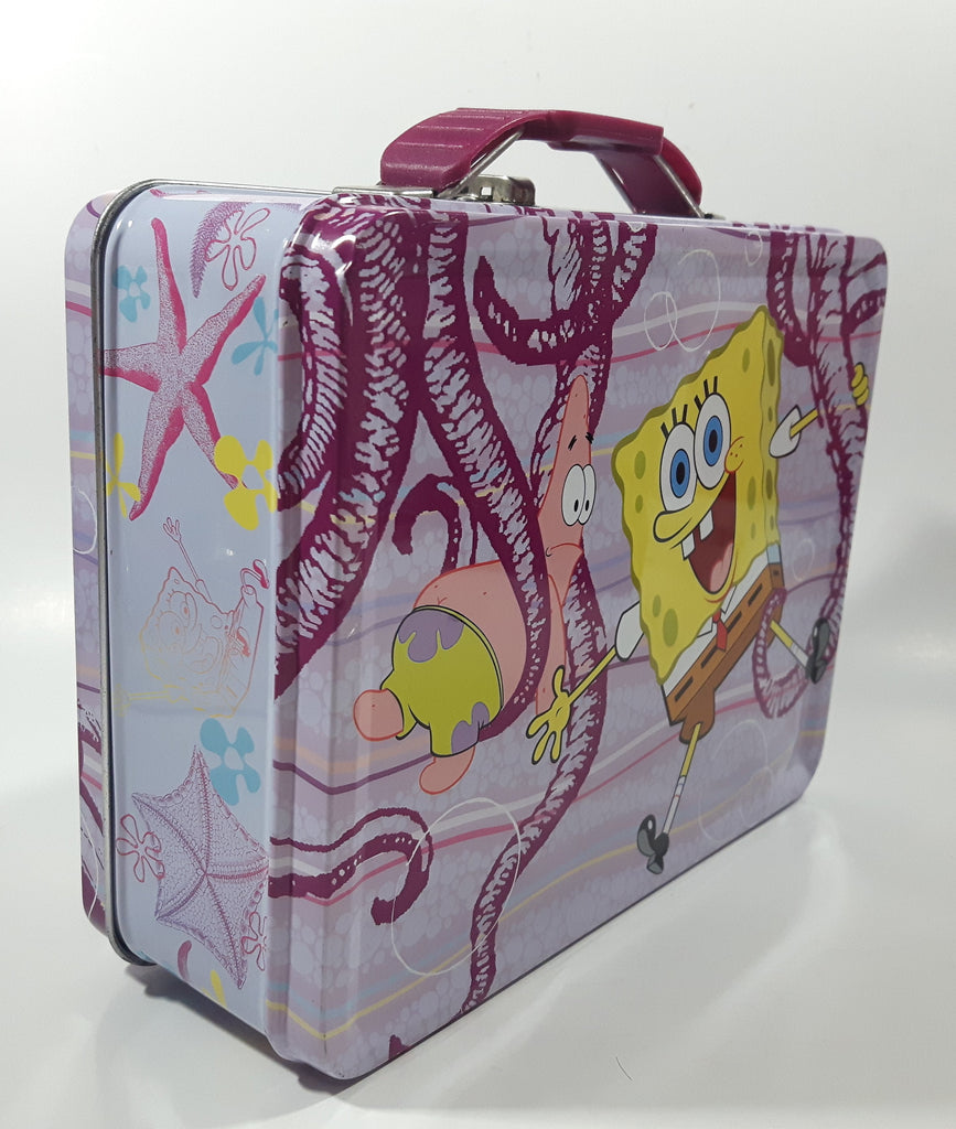 SpongeBob SquarePants Wonders Of The Sea Embossed Tin Metal Lunch Box ...