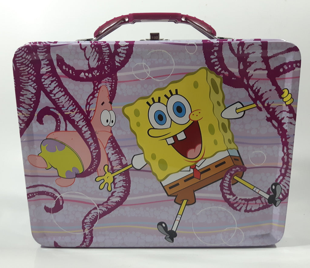 SpongeBob SquarePants Wonders Of The Sea Embossed Tin Metal Lunch Box ...