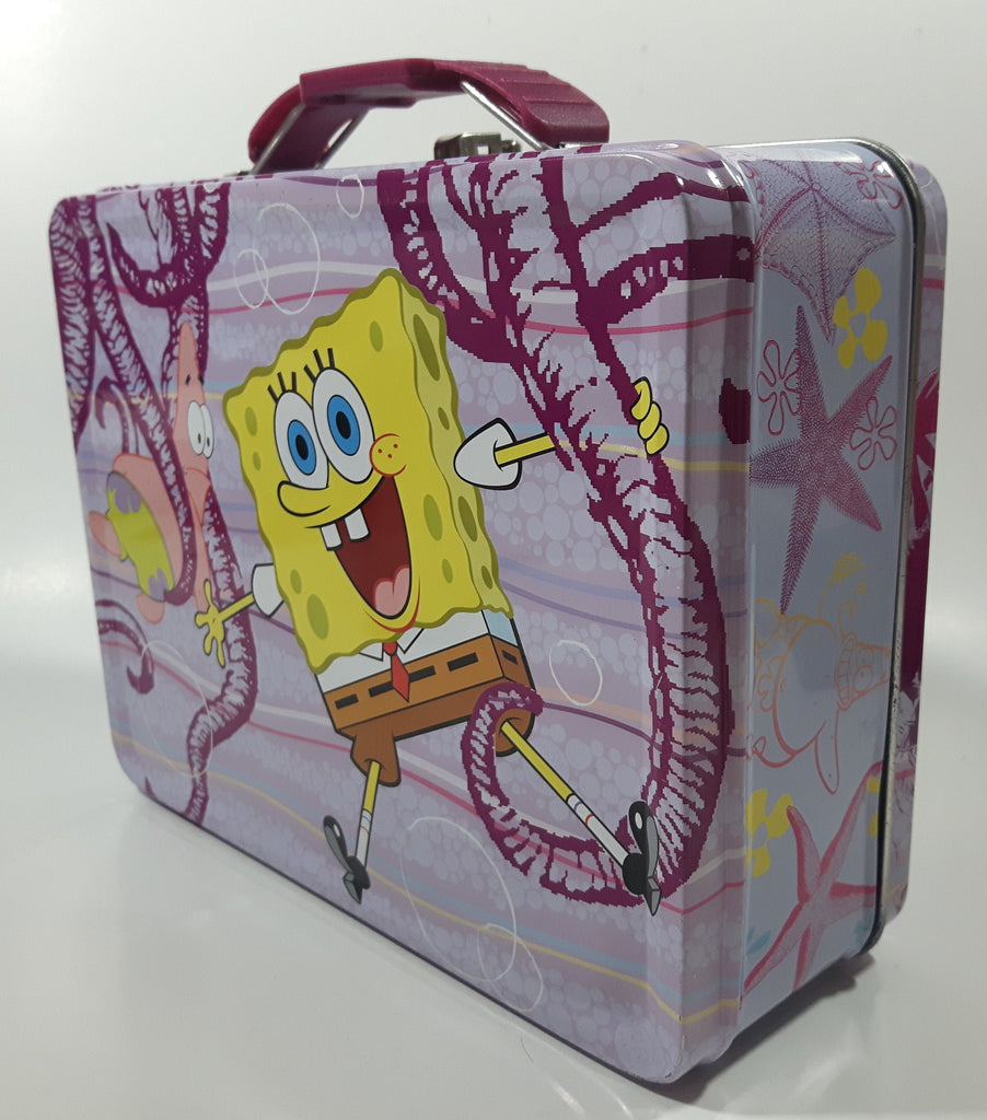 SpongeBob SquarePants Wonders Of The Sea Embossed Tin Metal Lunch Box ...