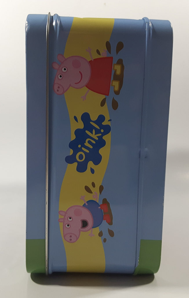 Peppa Pig Oink! Jump! Oink! Embossed Tin Metal Lunch Box Container ...