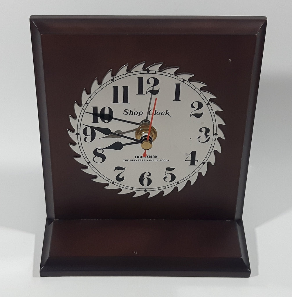 Sears Craftsman Shop Clock The Greatest Name In Tools Saw Blade Wood P ...