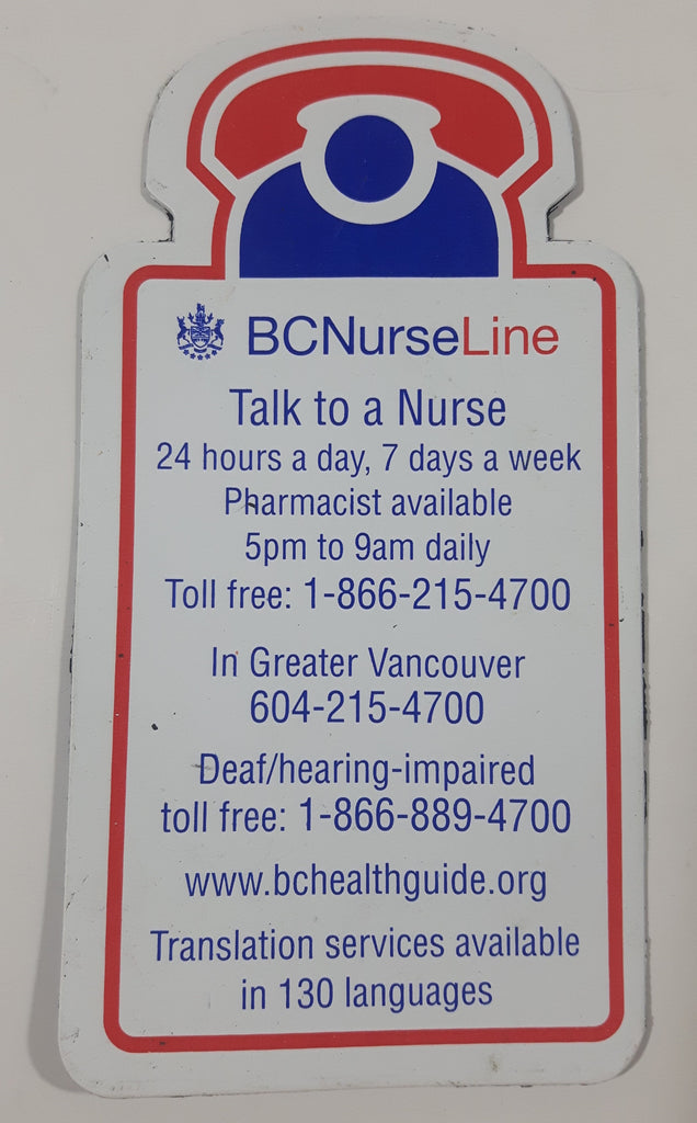 BC Nurse Line 2 1/4" x 4 1/4" Thin Rubber Fridge Magnet – Treasure ...