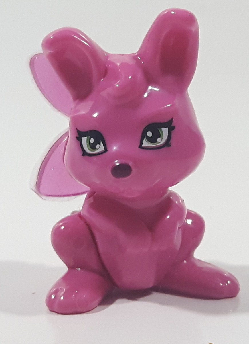Kinder Surprise Pink Bunny Rabbit Flower Tail 1 1/2" Tall Plastic Toy ...