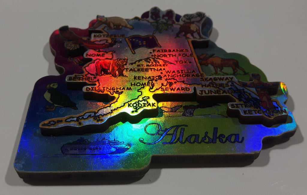 Alaska Layered 3" x 3 1/8" Fridge Magnet – Treasure Valley Antiques ...