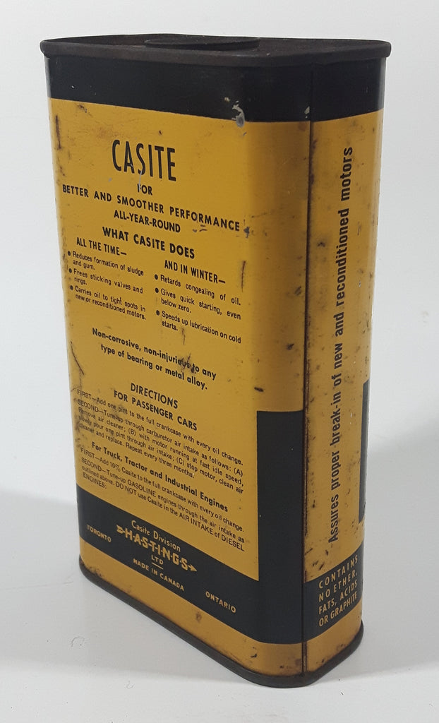 Vintage Casite with Every Oil Change Sludge Solvent For Easy Starting ...