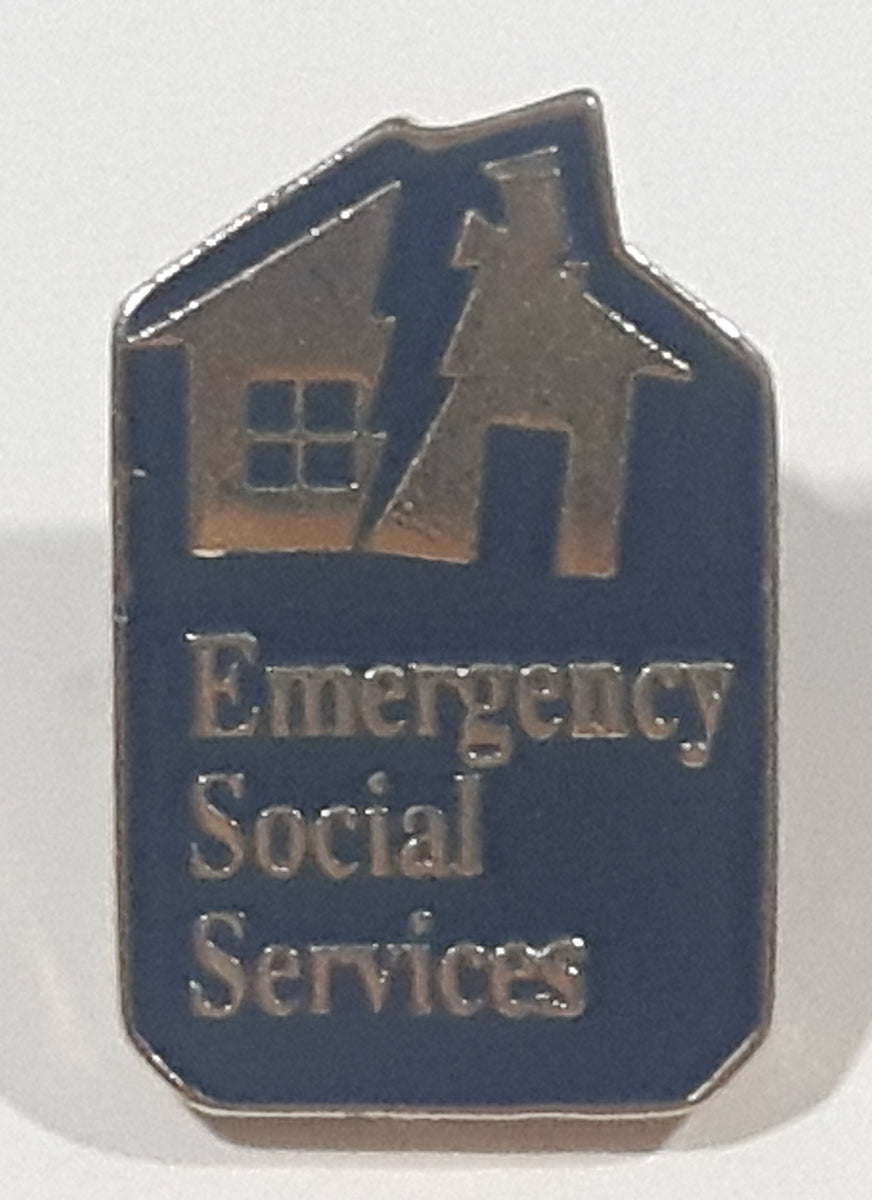 Emergency Social Services 1/2" x 3/4" Enamel Metal Lapel Pin – Treasure ...
