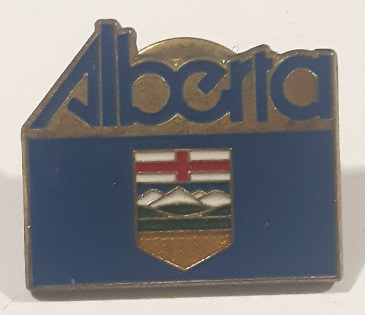 Alberta Coat of Arms Crest 5/8" x 7/8" Enamel Metal Lapel Pin ...