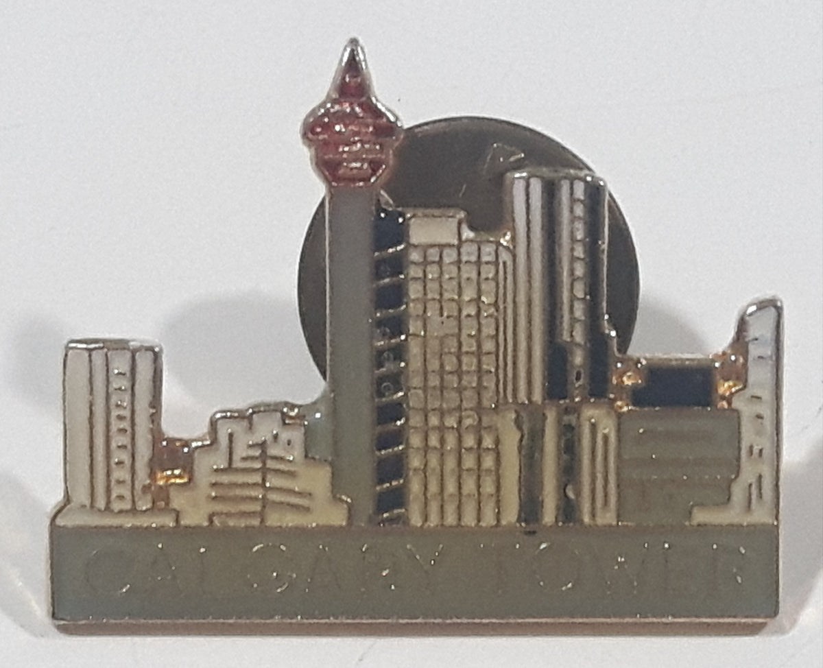 Calgary Tower 3/4" x 1" Enamel Metal Lapel Pin – Treasure Valley ...