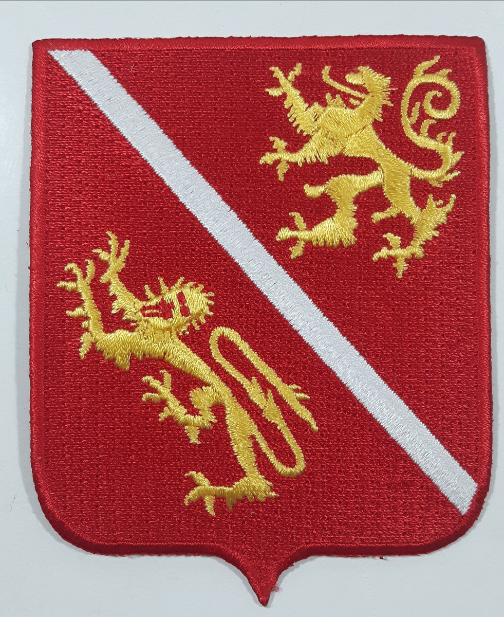 US Army 291st Engineer Battalion 2 3/4" x 3 1/2" Fabric Military Insig ...