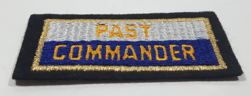 Past Commander American Legion 1 1/2" x 3 1/4" Fabric Military Insigni ...