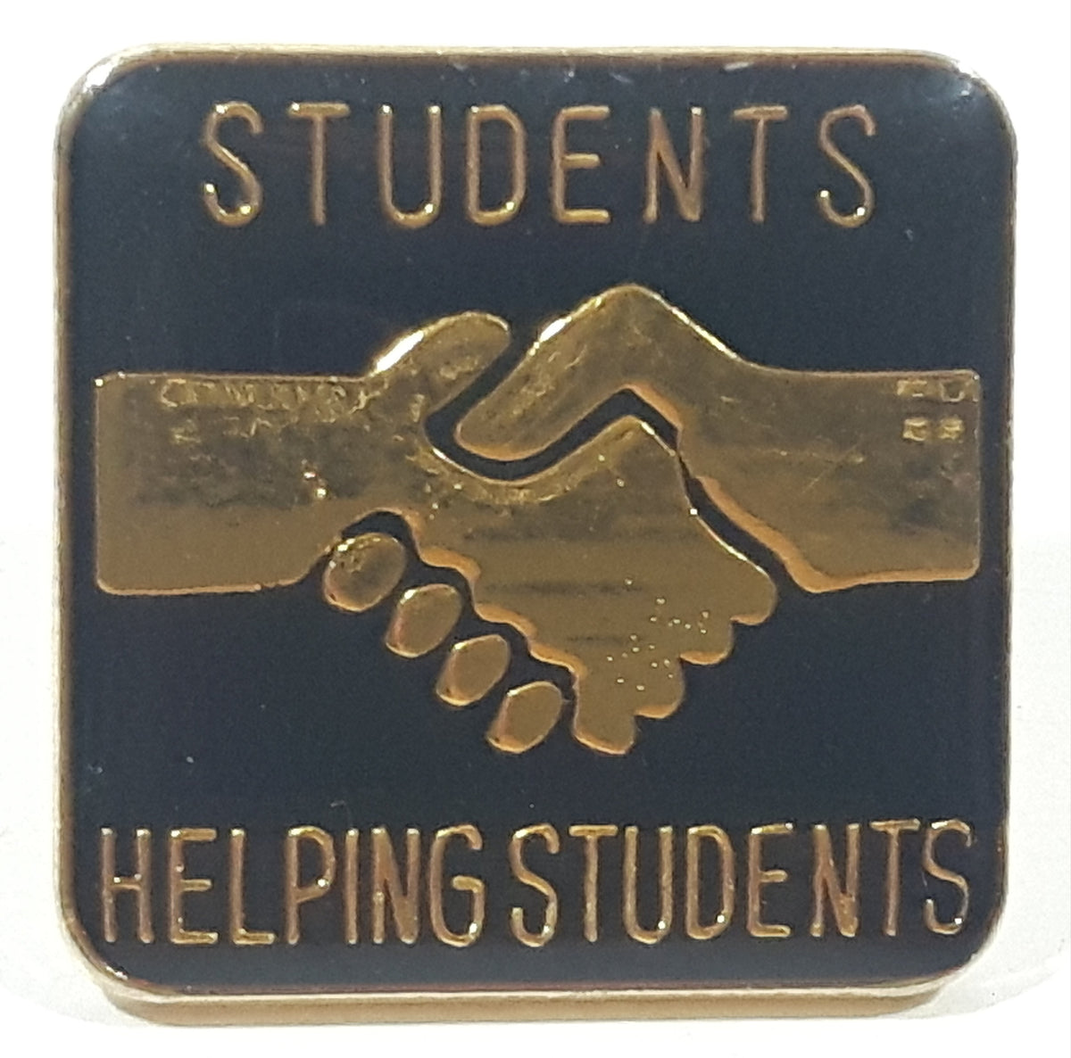 Students Helping Students Black and Gold Enamel Metal Lapel Pin ...