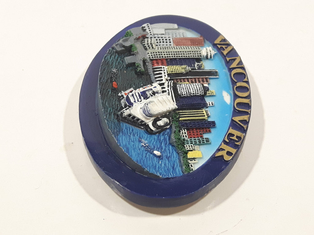 Vancouver Downtown 2 1/8" x 3 1/8" 3D Resin Fridge Magnet – Treasure ...