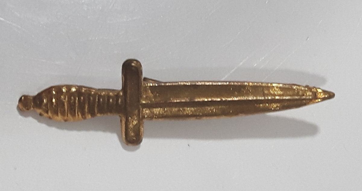 Vintage British Military Royal Marines Dagger Sword Shaped 3/8" x 1 3 ...