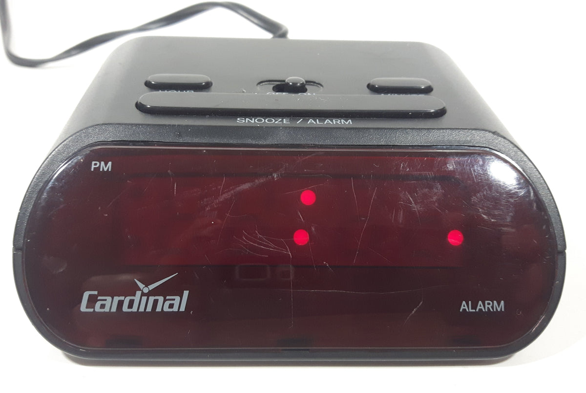 Cardinal Black Digital Alarm Clock Model 6025 – Treasure Valley ...