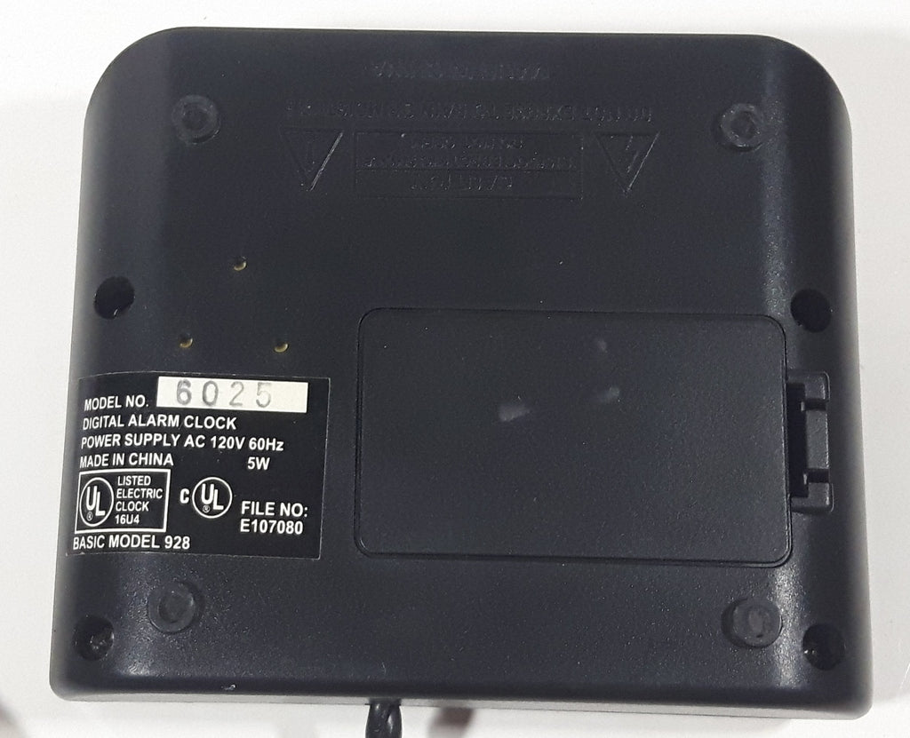 Cardinal Black Digital Alarm Clock Model 6025 – Treasure Valley ...
