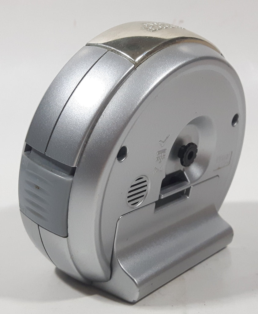 Daily Nightstand Round 3 1/2" Tall Alarm Clock with Glow In The Dark H ...