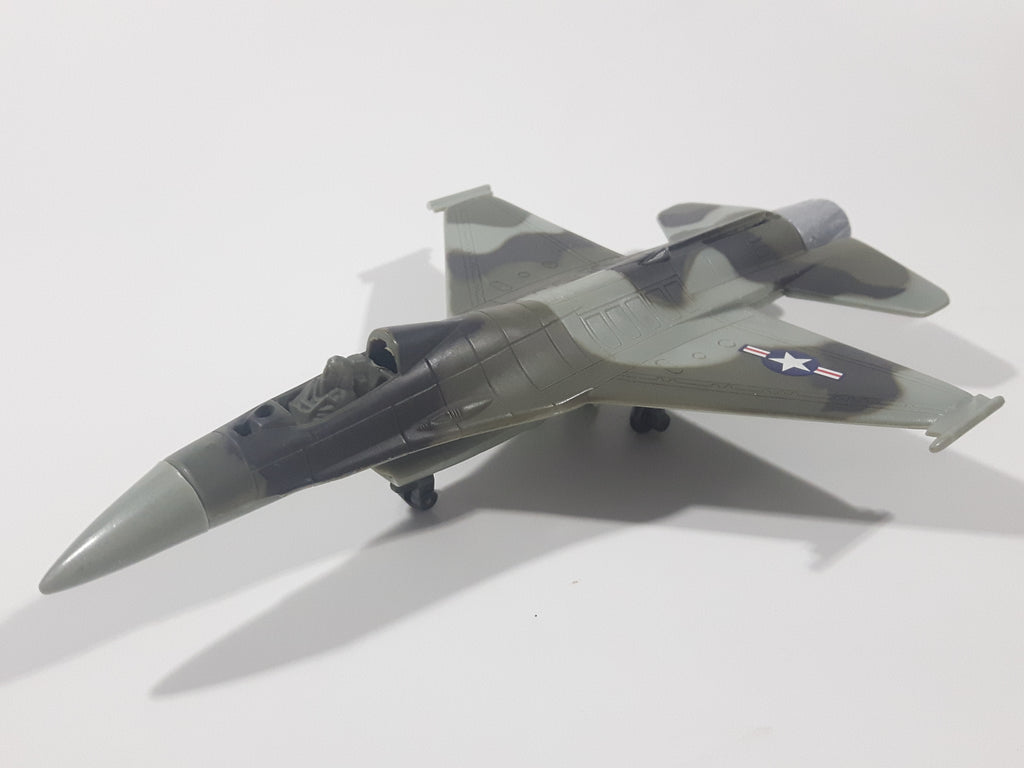 F-16 Fighting Falcon Plastic 7 3/4" Long Toy Fighter Jet Airplane ...