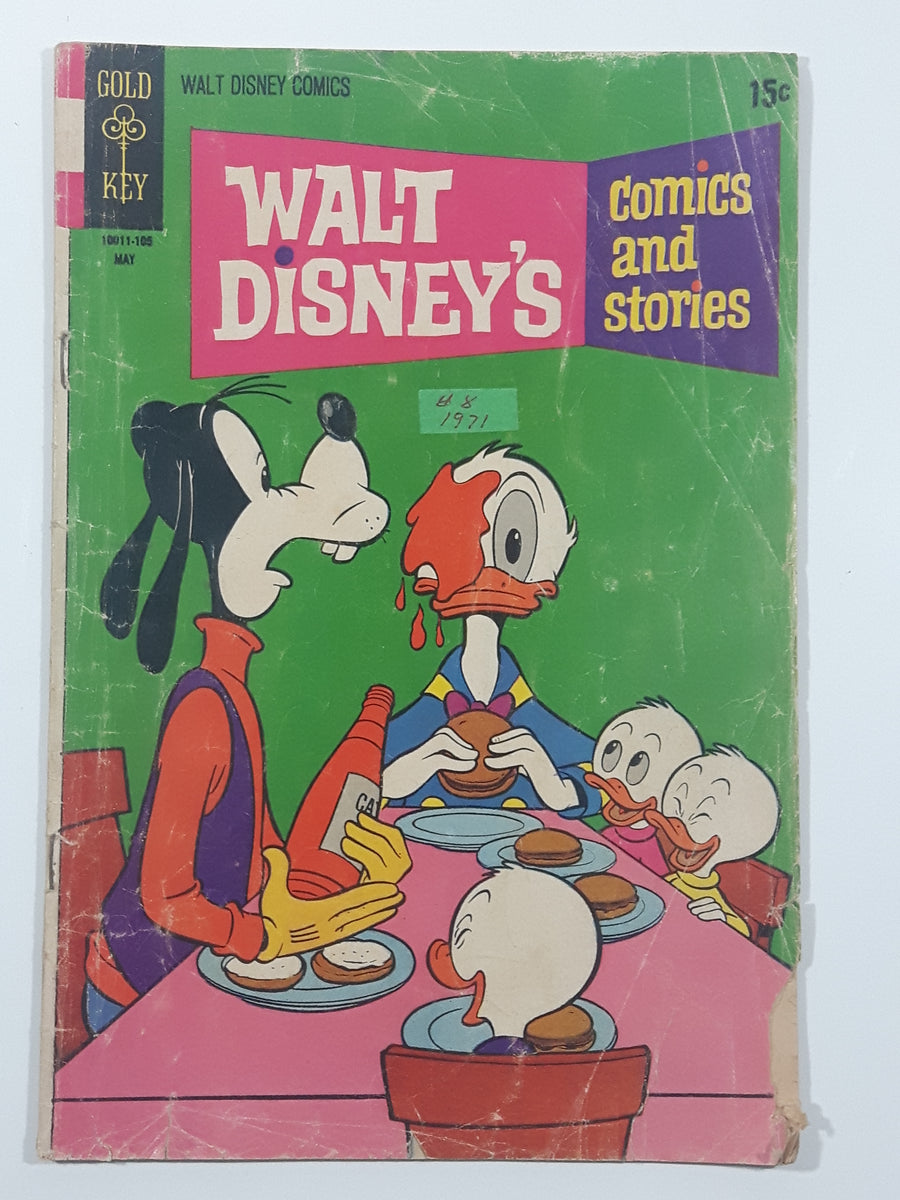 1971 May Gold Key Comics #8 Walt Disney's Comics and Stories 15 Cent C ...