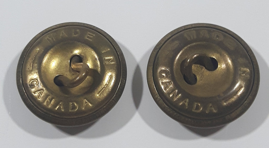 WWII Canadian Military General Service 1" Brass Button Made in Canada ...