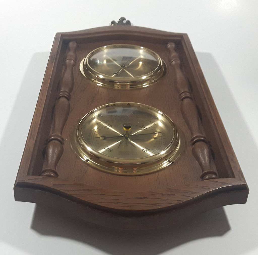 Vintage Springfield Thermometer Barometer Weather Station 9" x 19 1/2 ...