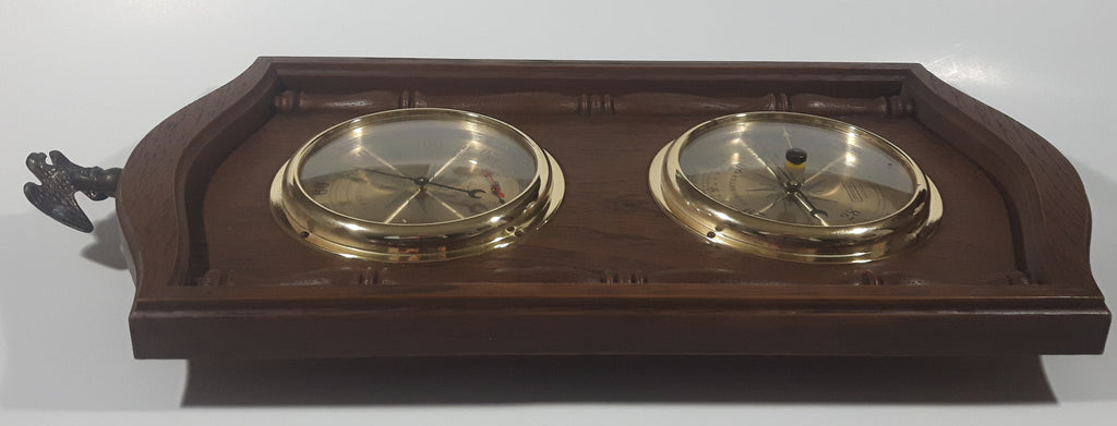 Vintage Springfield Thermometer Barometer Weather Station 9" x 19 1/2 ...