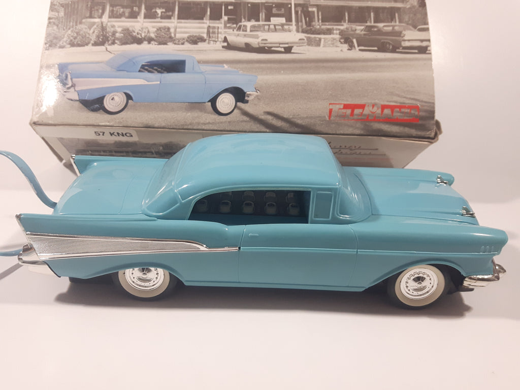 Vintage Telemania '57 Chevy Bel Air Car Shaped Blue Telephone Headligh ...