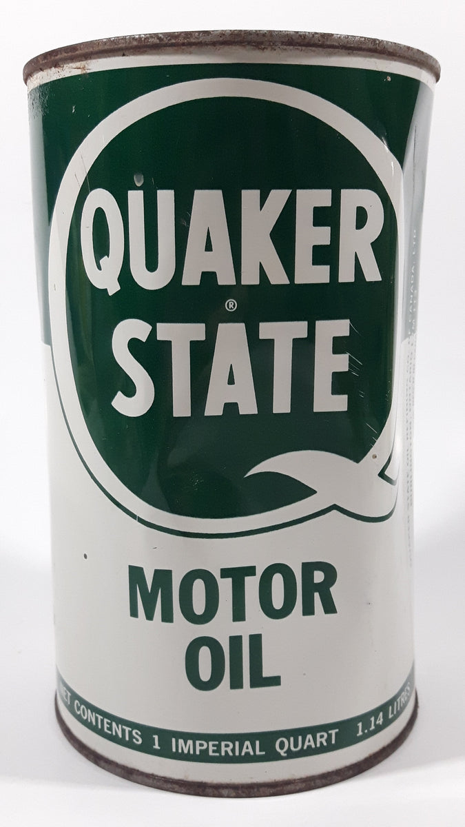 Vintage Quaker State S.A.E. 20 - 20W Motor Oil 1 Imperial Quart 1.14 L ...