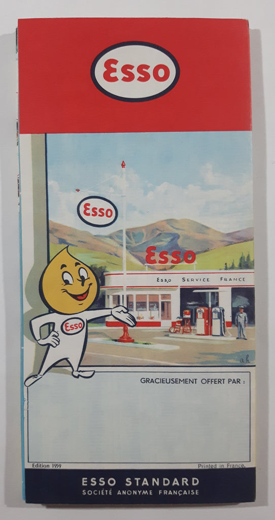 Vintage 1959 Edition Esso Standard Esso France Road Map – Treasure ...