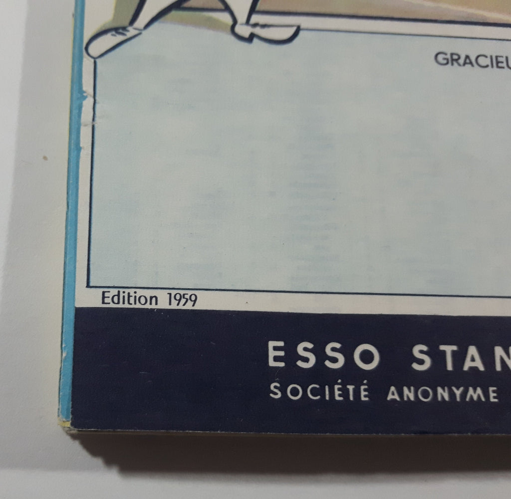 Vintage 1959 Edition Esso Standard Esso France Road Map – Treasure ...