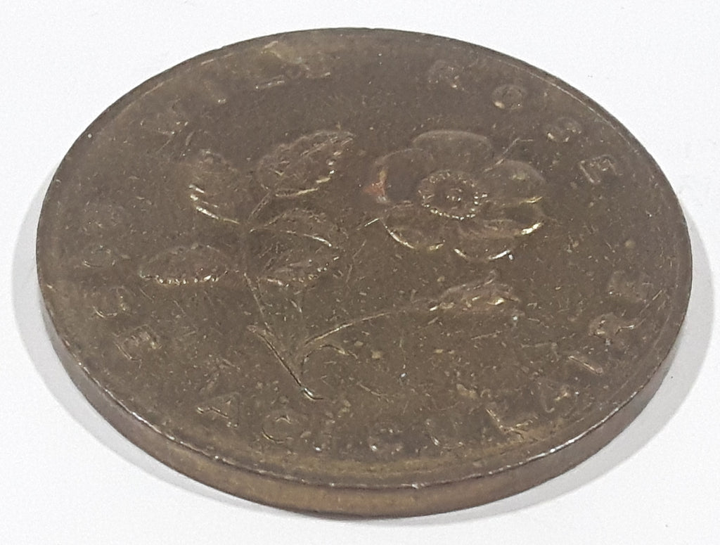 Vintage 1960s Alberta 1905 Wild Rose Brass Metal Coin – Treasure Valley ...