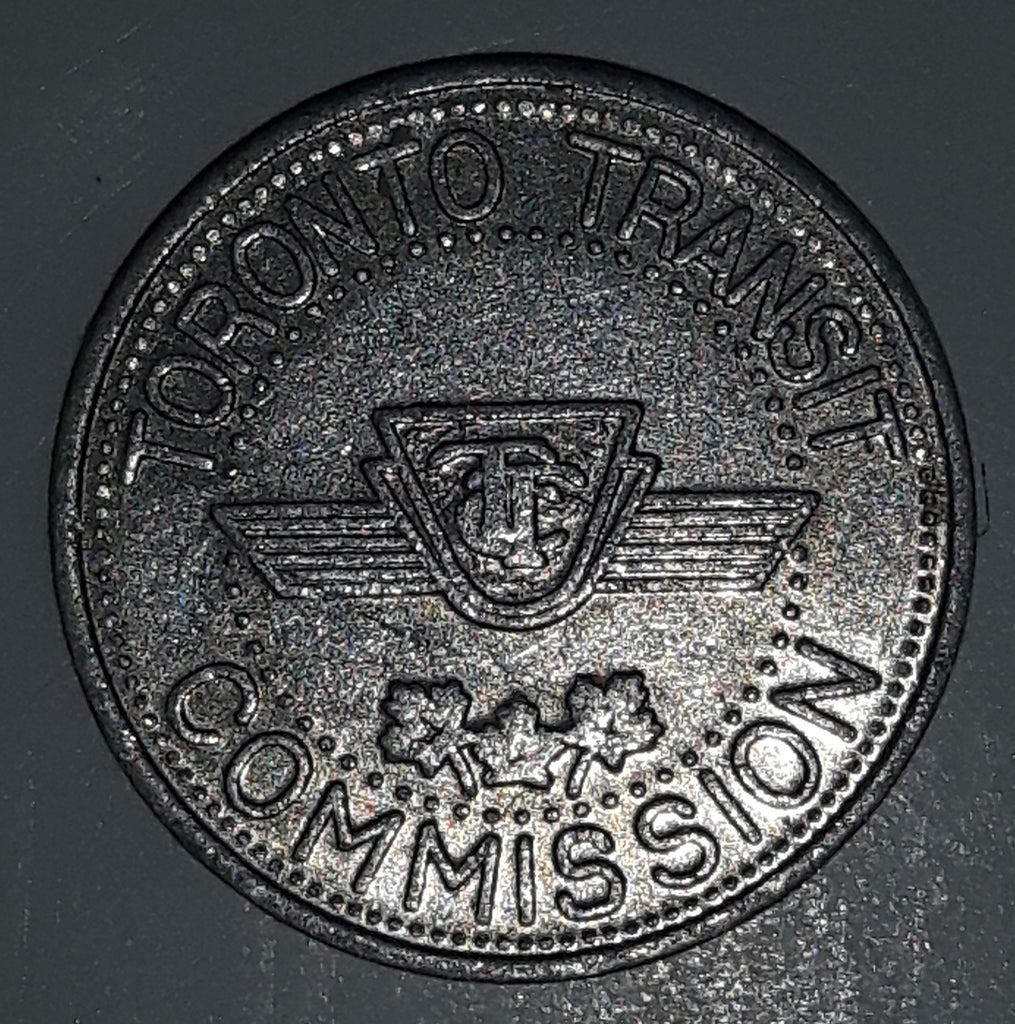 Vintage 1954 TTC Toronto Transit Commission Metal Coin Token – Treasure ...