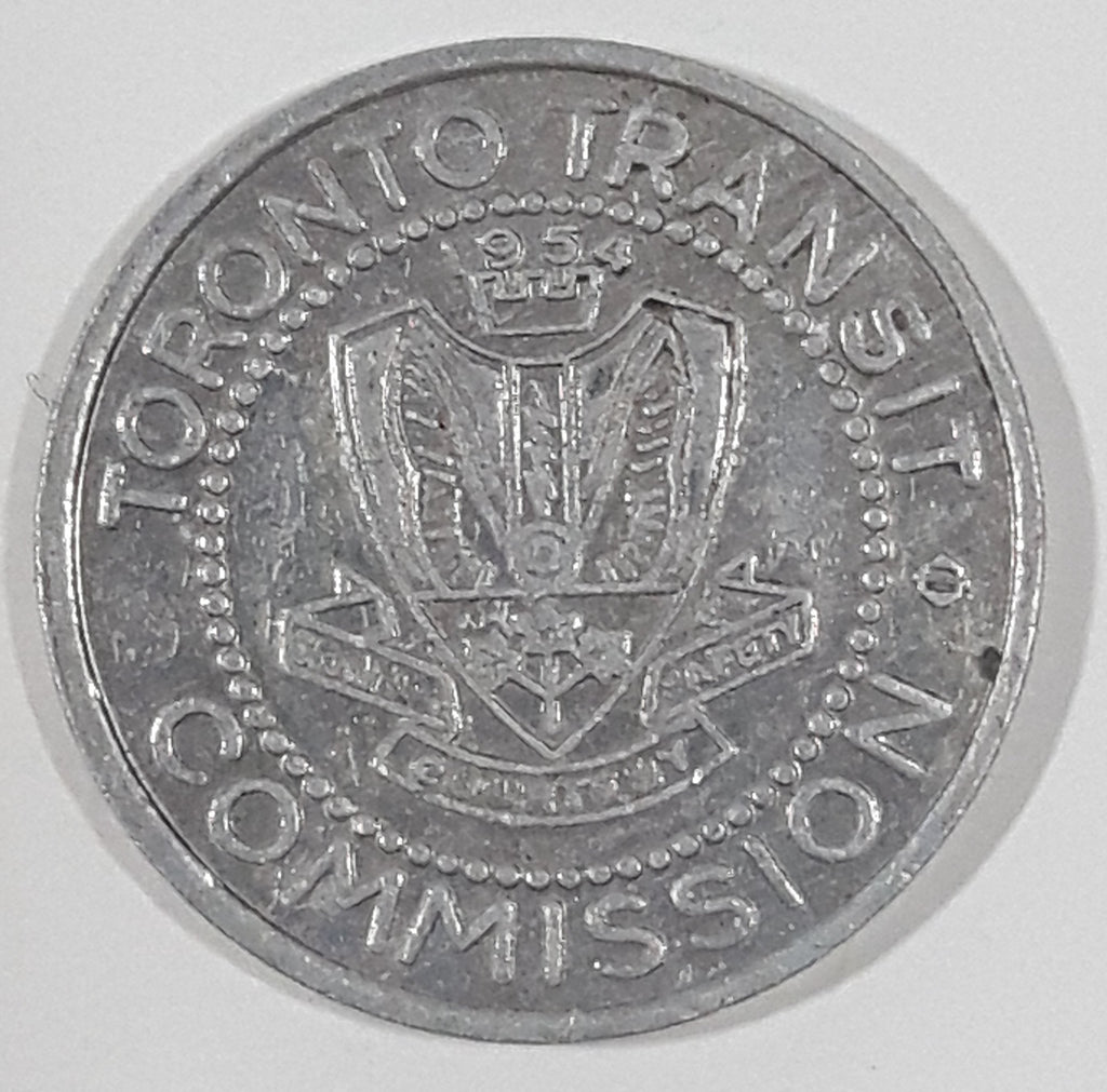 Vintage 1954 TTC Toronto Transit Commission Metal Coin Token – Treasure ...
