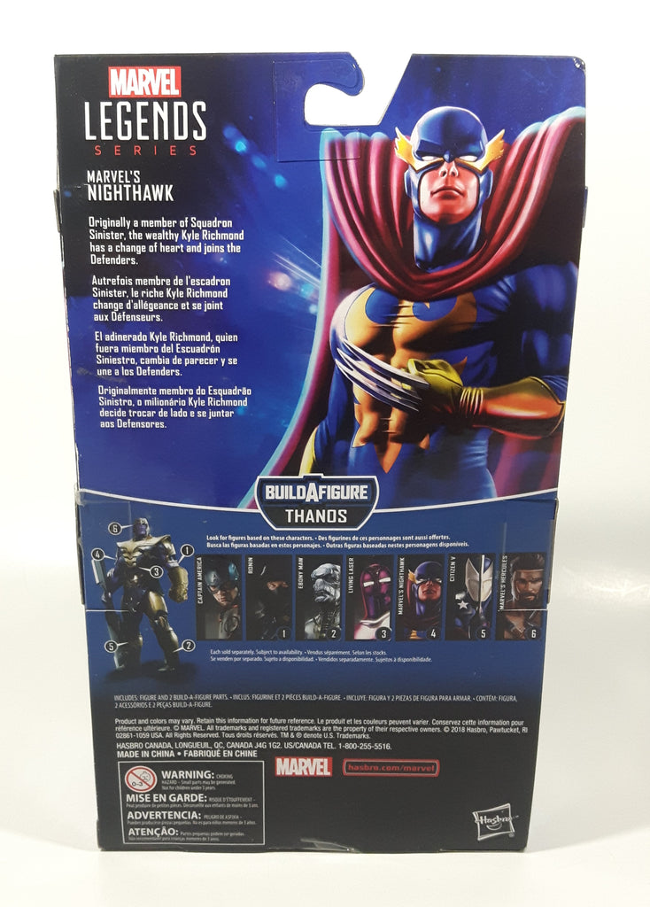 2018 Hasbro Marvel Comics Legends Series Build A Figure Nighthawk 6 1 ...