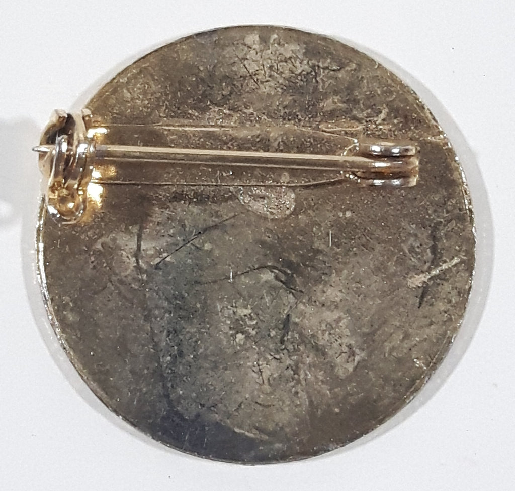 Unity Saskatchewan A Good Town In A Good District 7/8" Enamel Metal La ...