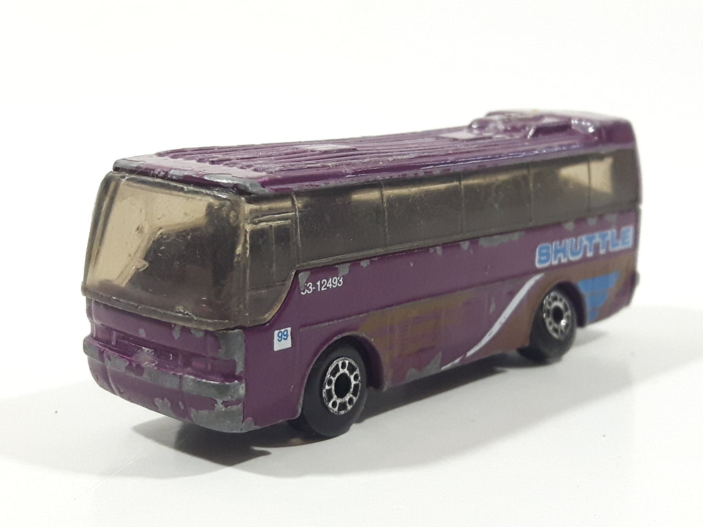 1999 Matchbox Airport Ikarus Coach Bus Purple Die Cast Toy Car Vehicle ...