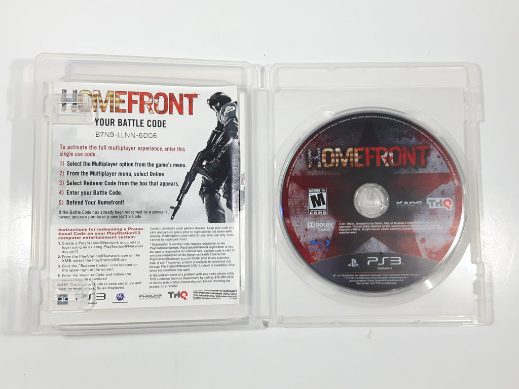 2011 Play Station 3 THQ Homefront Video Game – Treasure Valley Antiques ...