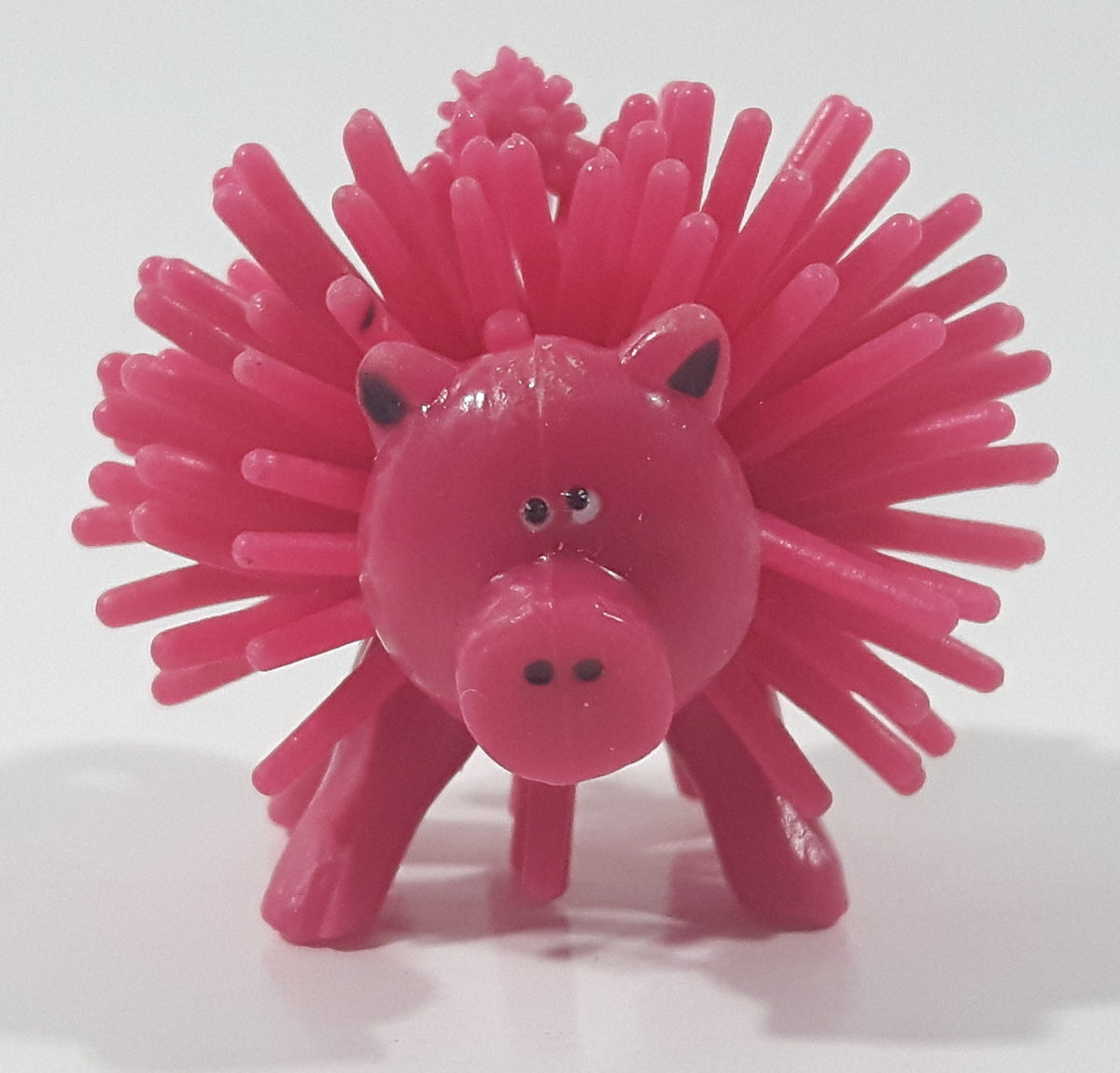 Koosh Ball Style Farm Animal Critter Pink Pig 1 3/4" Toy Spiky Figure ...