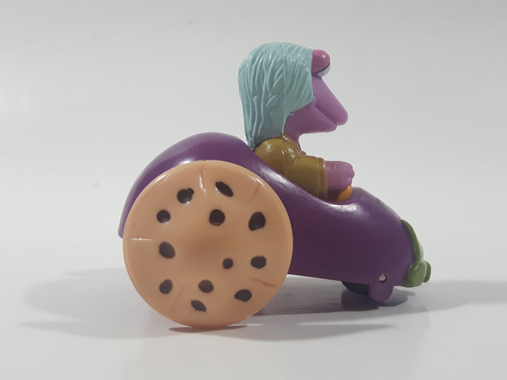 1987-1988 Green Fraggle Rock Mockey Eggplant Shaped Toy Car Vehicle Mc ...