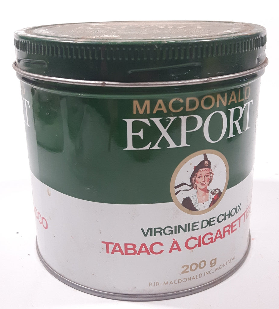 Vintage Macdonald's Export Finest Virginia Cigarette Tobacco 200g Meta ...