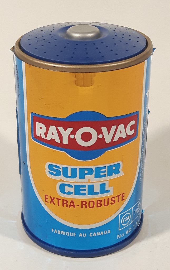 Rare Vintage ESB Ray-O-Vac Super Cell Heavy Duty Battery Shaped 4 1/4 ...