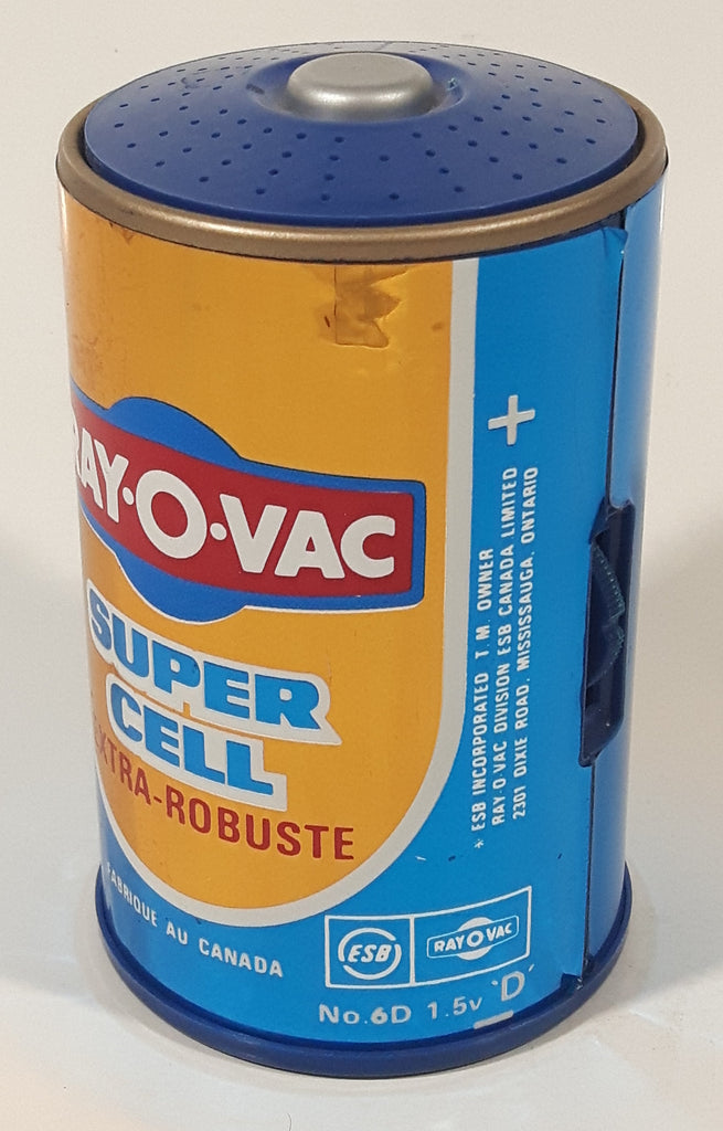 Rare Vintage ESB Ray-O-Vac Super Cell Heavy Duty Battery Shaped 4 1/4 ...