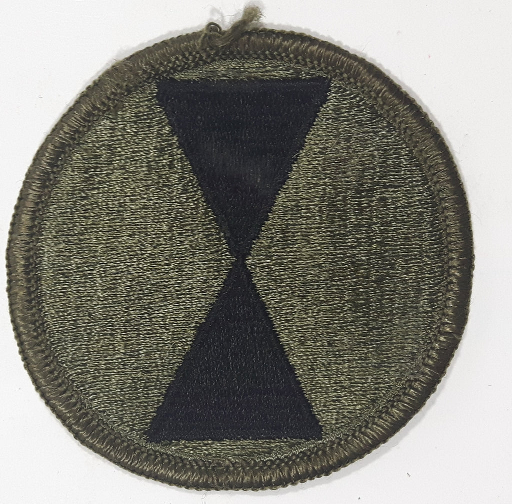 Vintage US Army 7th Infantry Division 2 1/2" Shoulder Fabric Patch Bad ...