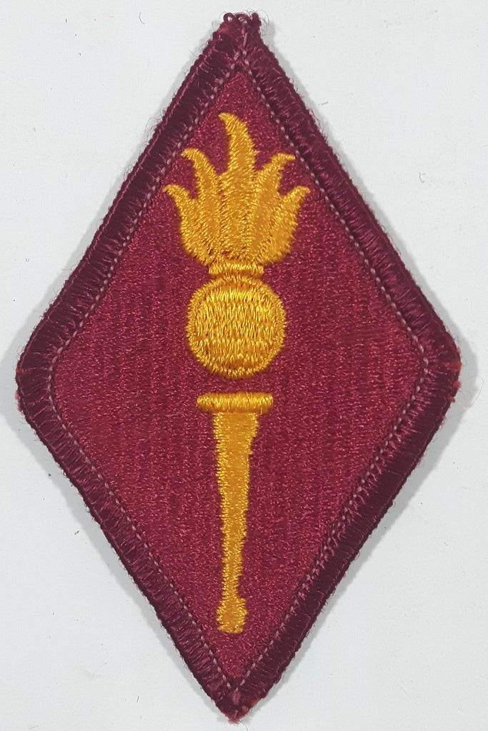 Vintage US Army Ordnance Center and School 2" x 3 1/4" Fabric Patch Ba ...