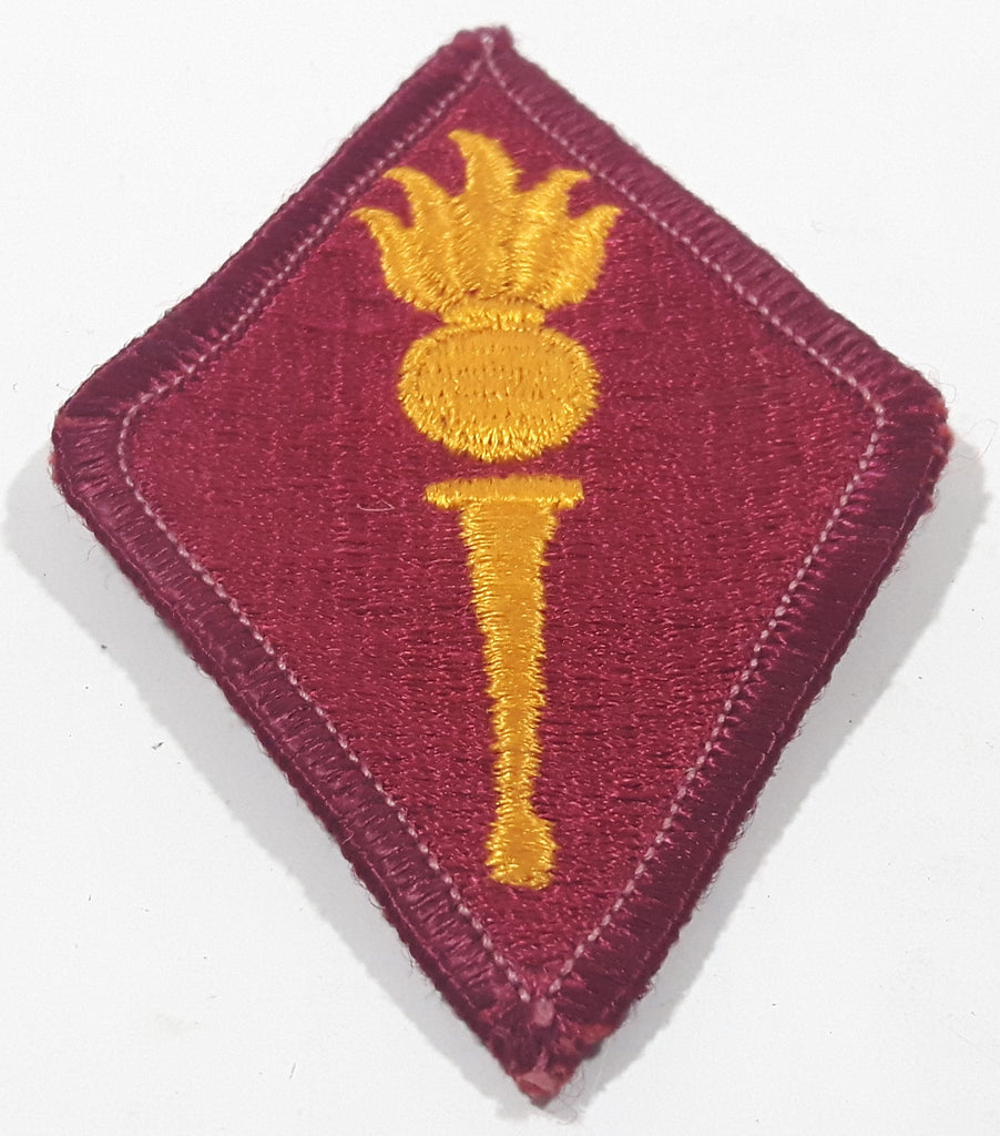 Vintage US Army Ordnance Center and School 2" x 3 1/4" Fabric Patch Ba ...