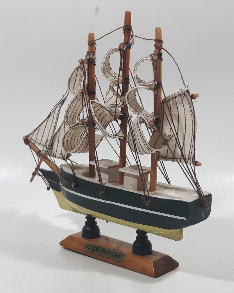 Vintage Confection 6" Long Wood Model Ship Boat – Treasure Valley ...