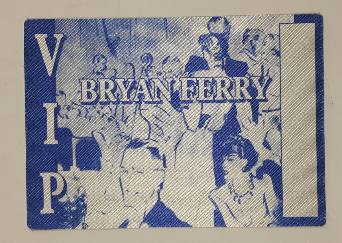 1999 Otto Bryan Ferry VIP Sticker Satin Back Stage Pass – Treasure ...
